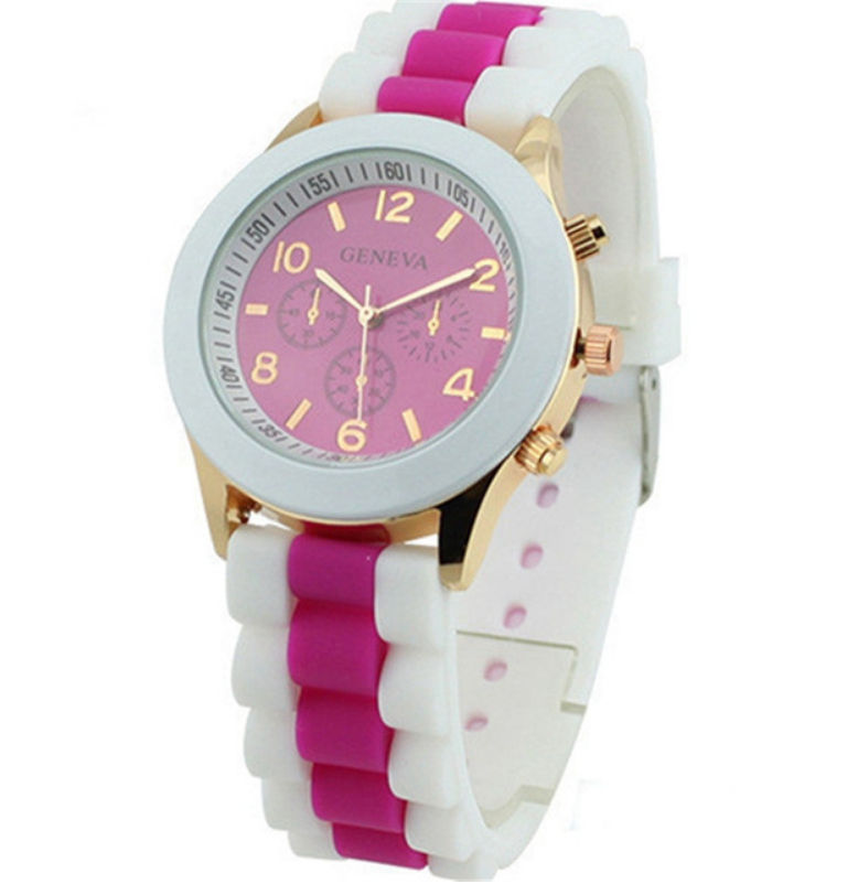 Pink Breast Cancer Awareness Silicone Watch – Combat Breast Cancer