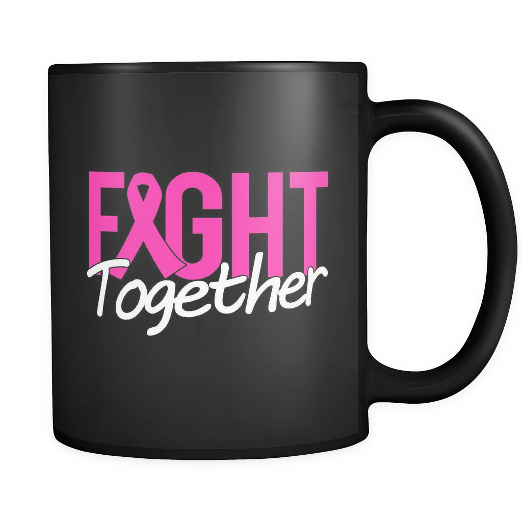 Pink Ribbon Fight Together Mug – Combat Breast Cancer